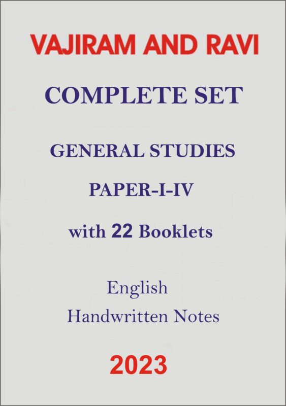 Vajiram And Ravi General Studies Handwritten Notes for IAS Mains 2023