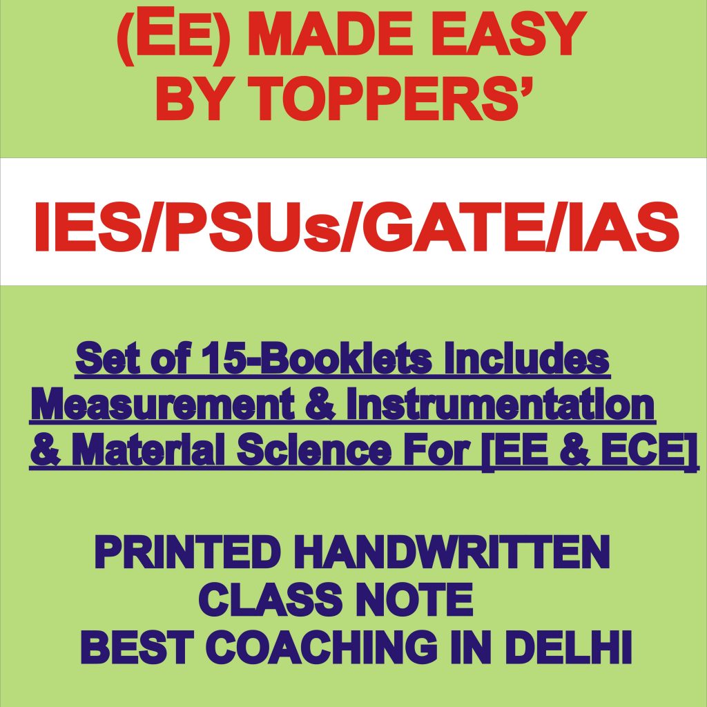 Network Theory Class Notes of Electrical Engineering Made Easy By Toppers