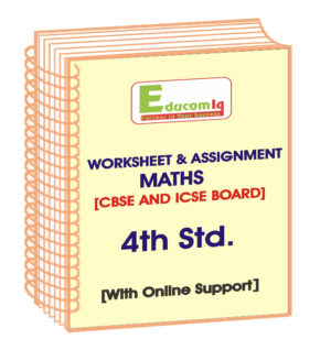 Maths Work Sheet With online Doubt Classes For Std. 4th CBSE and ICSE