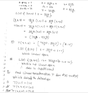 Linear Algebra Handwritten Class Notes Pi AIM NET, CSIR