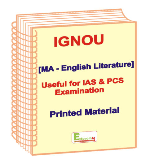 Printed Notes of M.A.English Literature IGNOU For NET CSIR And IAS Mains