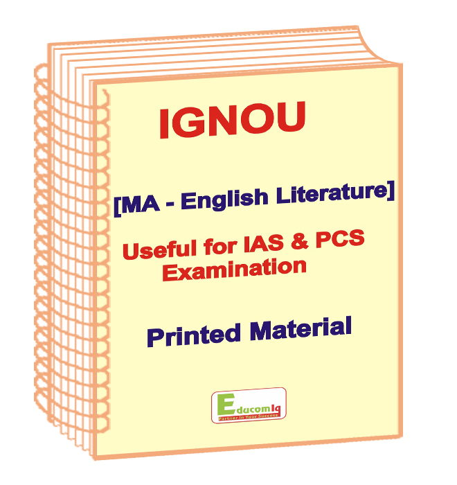 Printed Notes of M.A.English Literature IGNOU For NET CSIR And IAS Mains