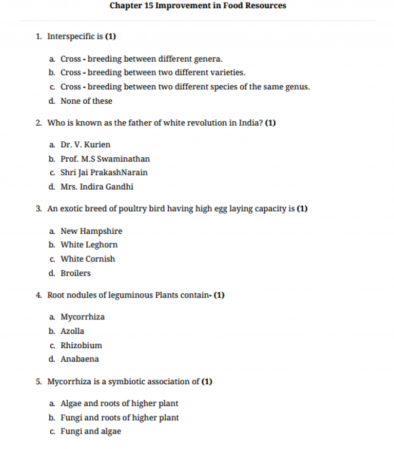 Science Worksheet 9th Std. CBSE Board NCERT Based With Answers