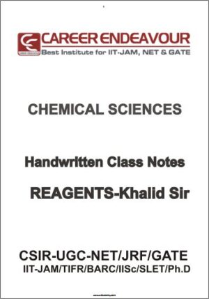 Chemical Science Reagent Notes With Assignment by Career Endeavour ...