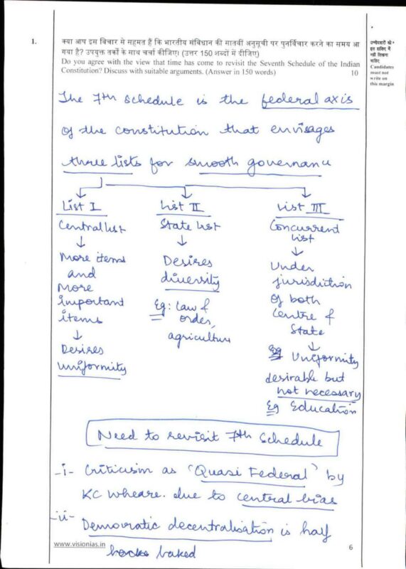 2022 IAS Topper Ishita Kishore Rank-1 Handwritten Test Copy in English ... 2022 IAS Topper Ishita Kishore Rank-1 Handwritten Test Copy in English ...