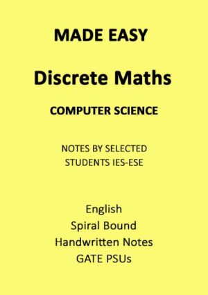 Discrete Maths Notes of Computer Science by Made Easy for GATE
