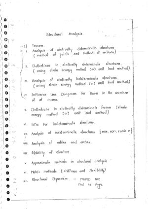 Made Easy Structural Analysis Handwritten Notes of Civil Engineering ...