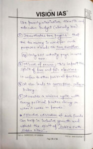 Topper's Ethics Handwritten 15 Test Copy Notes by Vision IAS in English ...