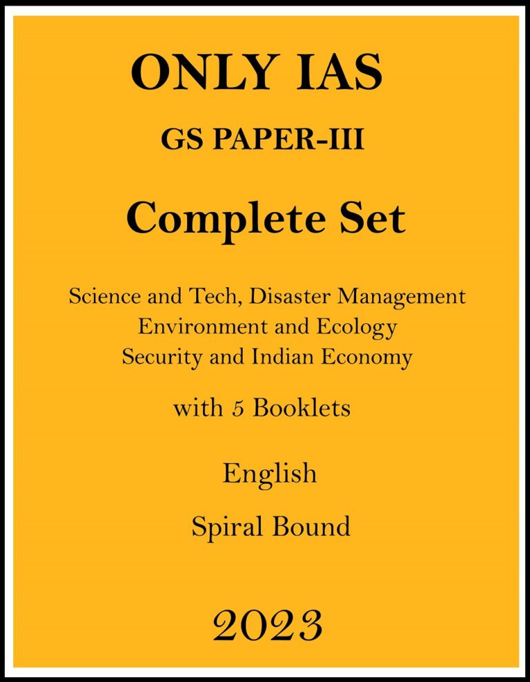 Only IAS GS Paper 3 Science and Tech Economy Security Notes for Mains 2023