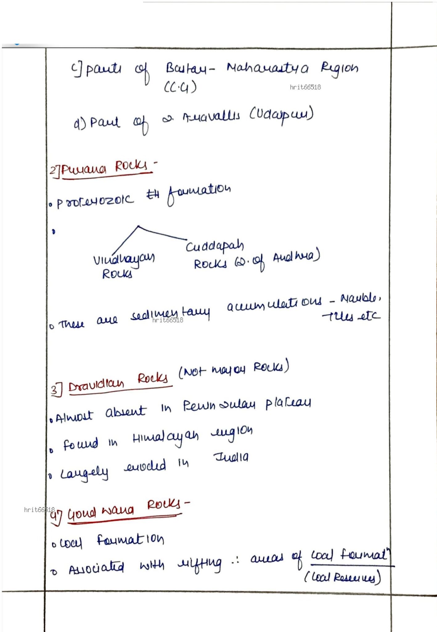 Geography Optional Handwritten Notes of Paper-II by Shabbir Sir for ...