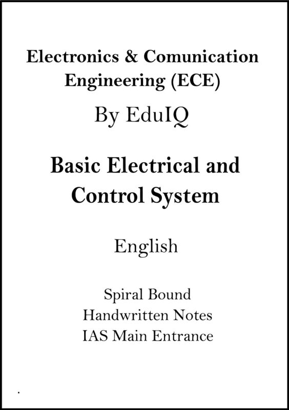 Made Easy ECE Basic Electrical and Control System Engineering Optional ...