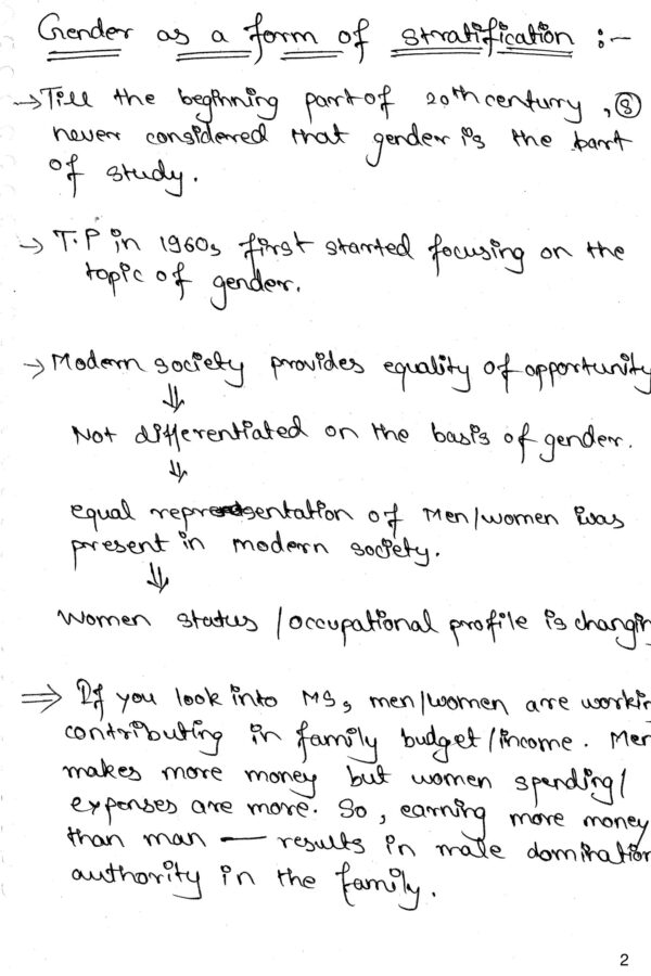 Sociology Handwritten Class notes P.Upendra UIAS IAS Mains