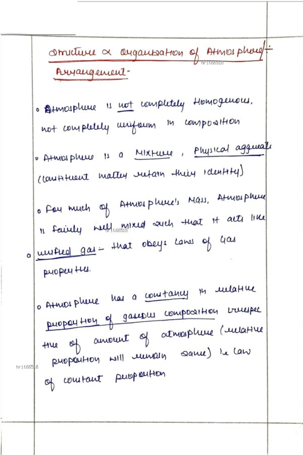 Shabbir Sir Paper-I Geography Optional Handwritten Notes for UPSC Mains ...