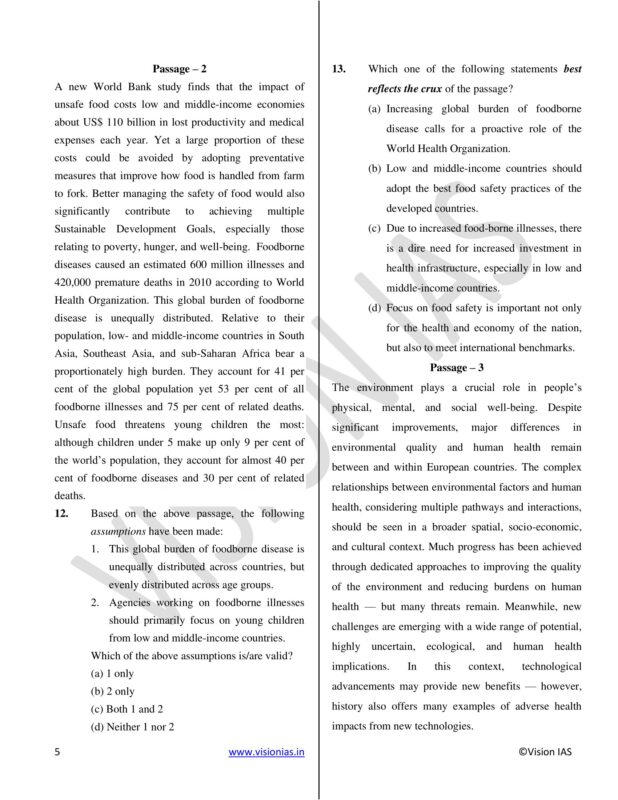 Vision IAS CSAT Aptitude 4 Test Series in Hindi 2024 Vision IAS CSAT Aptitude 4 Test Series in Hindi 2024